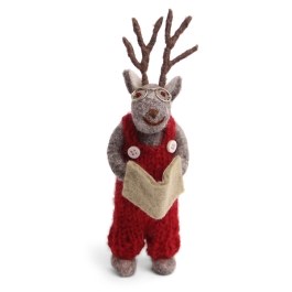 Felt Bookworm Deer