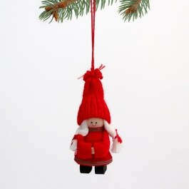 Mini Tomte Girl Ornament