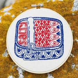 Sardines Embroidery Kit